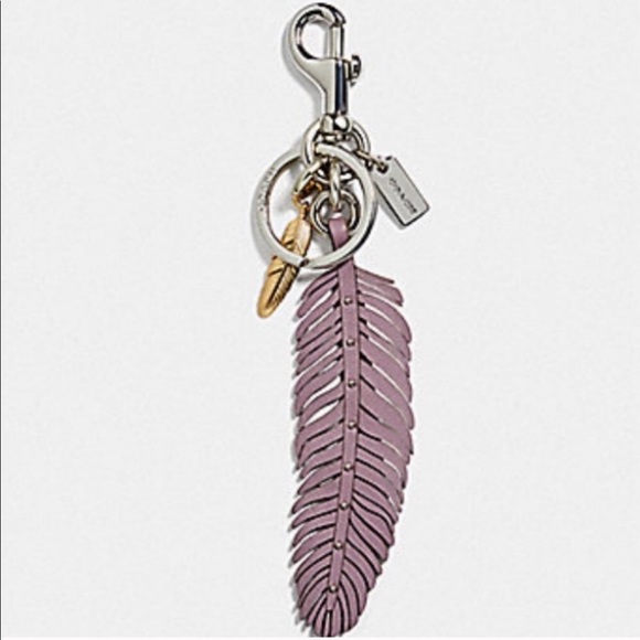 Coach | Accessories | Coach Multi Feather Bag Charm Key Fob | Poshmark
